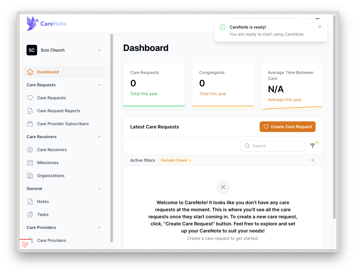 CareNote – Pastoral Care Management